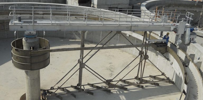 CLARIFIER MODEL: SPC-B – PERIPHERAL DRIVEN PIER MOUNTED – Jashindia